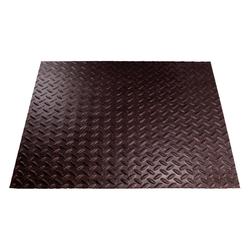 Fasade 4' x 8' Smoked Pewter Diamond Plate Vinyl Wall Panel at Menards®