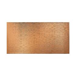 Fasade 4' x 8' Polished Copper Ripple Horizontal Vinyl Wall Panel at ...