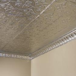 Great Lakes Tin Jamestown 2' x 2' Clear Nail-Up Ceiling Tile at Menards®