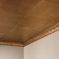 Great Lakes Tin Chicago 2' x 2' Copper Nail-Up Ceiling Tile at Menards®