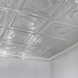 Great Lakes Tin 2ft x 2ft Cleveland Unfinished Nail-Up Ceiling Tile at ...