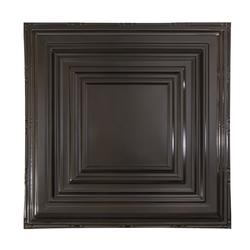 Great Lakes Tin 2ft x 2ft Detroit Bronze Burst Nail-Up Ceiling Tile at ...