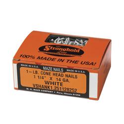 Great Lakes Tin White Decorative Metal Ceiling Tile Nails - 1 lb. at ...