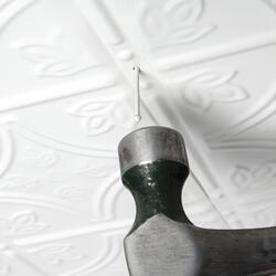 Great Lakes Tin White Decorative Metal Ceiling Tile Nails - 1 lb. at ...