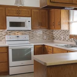 Tack Tile™ Small Mosaic Brown Peel & Stick Vinyl Backsplash Tiles - 3 ...