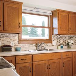 Tack Tile™ Small Mosaic Brown Peel & Stick Vinyl Backsplash Tiles - 3 ...