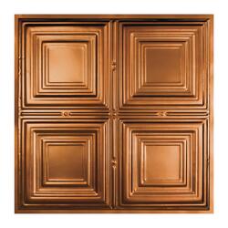 Great Lakes Tin Syracuse 2' x 2' Copper Drop Ceiling Tile at Menards®