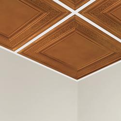 Great Lakes Tin 2ft x 2ft Milwaukee Copper Lay-In Ceiling Tile at Menards®