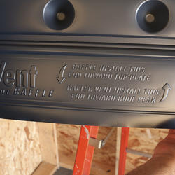 ADO Products Provent® 23" x 48" Plastic Attic Vent Chute with Baffle at ...