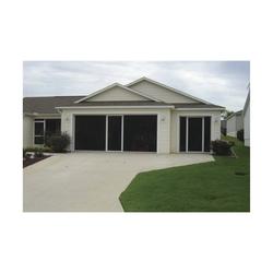 Lifestyle® Screens 16' W x 7' H Garage Door Screen with Sandstone Frame ...