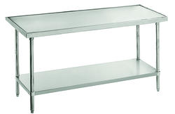 Advance Tabco 48"W x 35-1/2"H x 36"D Stainless Steel No Drip Edge Work ...