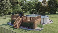 30082 - Misty Bay Pool Deck - Building Plans Only at Menards®