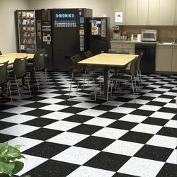 Armstrong Flooring™ Standard Excelon Imperial Texture Classic Black 12 x 12 Commercial Vinyl ...