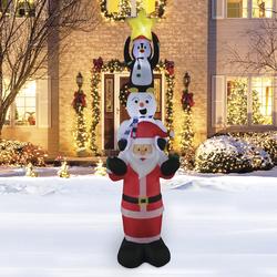 Enchanted Forest® 10' Inflatable Christmas Characters Stack at Menards®