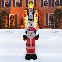 Enchanted Forest® 10' Inflatable Christmas Characters Stack at Menards®