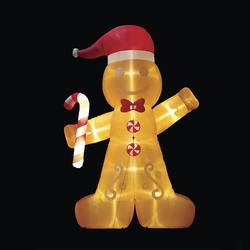 Enchanted Forest® 20' LED Giant Gingerbread Man Christmas Inflatable at ...