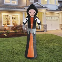 Pumpkin Hollow™ 12' LED Lighted Inferno Reaper Halloween Inflatable at ...