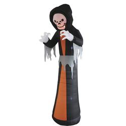 Pumpkin Hollow™ 12' LED Lighted Inferno Reaper Halloween Inflatable at ...