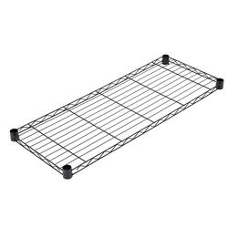 Designer's Image™ 36"W x 14"D Black Additional Wire Shelving Unit Shelf ...