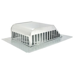 Air Vent Mill Finish Steel Filtered Slant Back Static Roof Vent at Menards®