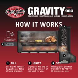 Char-Griller® Gravity Fed Charcoal Grill at Menards®
