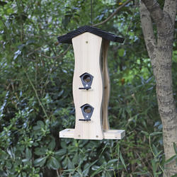 Enchanted Garden® Natural Wooden Bird Feeder at Menards®