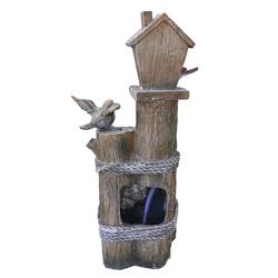 Enchanted Garden® 23" Bird House Outdoor Water Fountain at Menards®