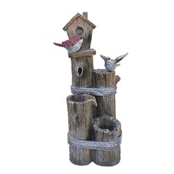 Enchanted Garden® 23" Bird House Outdoor Water Fountain at Menards®