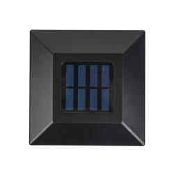 Patriot Lighting® Black Flicker Flame Solar LED Post Cap Light - 2 Pack ...