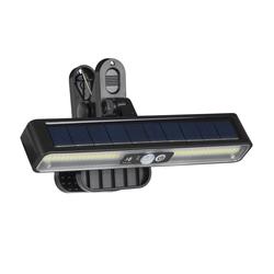 Patriot Lighting® Clia Black Motion Sensing Solar LED Outdoor Security ...