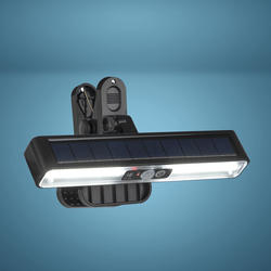 Patriot Lighting® Clia Black Motion Sensing Solar LED Outdoor Security ...