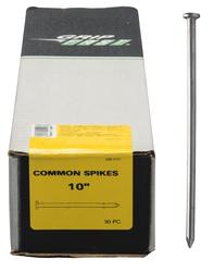 Grip Fast® 10" Bright Smooth Shank Common Spike Nail - 30 Count at Menards®