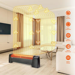 Beyond Heat™ 1,500W Black Baseboard Electric Space Heater at Menards®