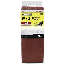 Performax® 3" x 21" 40-Grit Sanding Belt - 5 Pack at Menards®