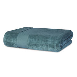 Irresistible 34" x 68" Zero-Twist Mineral Blue Bath Sheet at Menards®