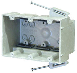 Allied Moulded 3-Gang 46 Cu.In. Fiberglass Electrical Switch/Outlet Box ...