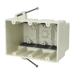 Allied Moulded 3-Gang 56.5 Cu.In. Fiberglass Electrical Switch/Outlet ...