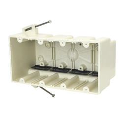 Allied Moulded 4-Gang 75 Cu.In. Fiberglass Electrical Switch/Outlet Box ...