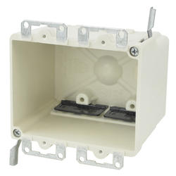 Allied Moulded 2-Gang 32.5 Cu.In. Fiberglass Electrical Switch/Outlet ...