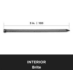 Grip Fast® 3" 10D Bright Finishing Nail - 1 lb. Box at Menards®
