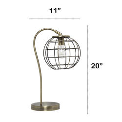 Lalia Home Arched Metal Cage Table Lamp at Menards®