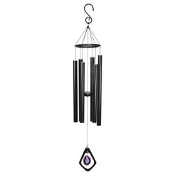 Enchanted Garden® 39" Ebony Tuned Wind Chimes with Agate - Assorted ...