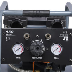 Performax® Quiet 20-Gallon 150 PSI Portable Vertical Air Compressor at ...
