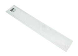 3' White Filtered Vinyl Gutter Cover at Menards®