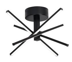 Aspects™ Norm Black Integrated LED Semi-Flush Mount Ceiling Light at ...