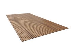 American Pacific 4' x 8' Teak Fluted Wall Panel at Menards®