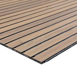 American Pacific 4' x 8' Teak Fluted Wall Panel at Menards®