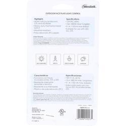 Westek Dusk to Dawn Light Control with Weatherproof Face Plate at Menards®