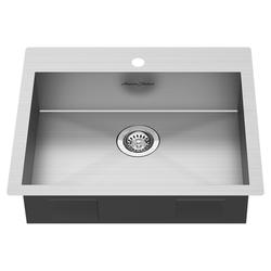 American Standard Edgewater UnderMount 25" ADA Stainless Steel Single Bowl Kitchen Sink at Menards®