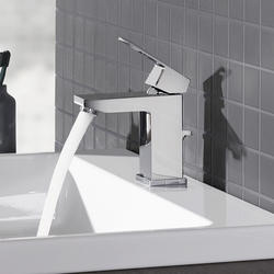 Grohe Eurocube One-Handle Centerset Hard Graphite Bathroom Sink Faucet ...